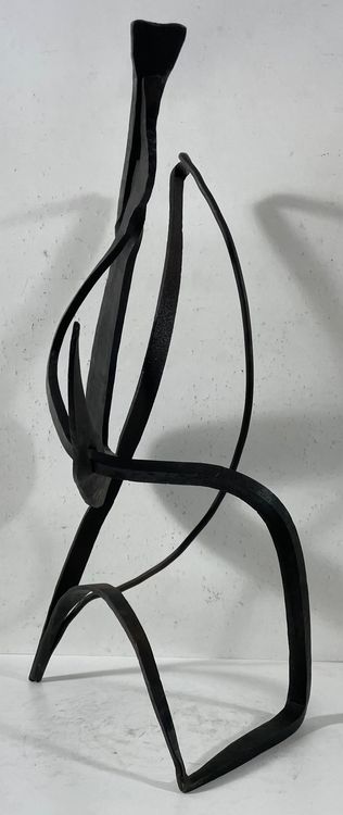 Interessante grosse Eisen Skulptur unleserlich Signiert | Kaufen auf Ricardo