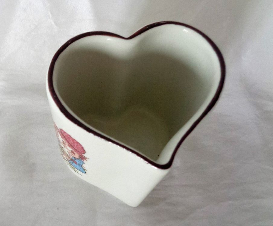 Sarah Kay - Porzellan Vase mit Herz-Form 70er Jahre (Gebraucht) in ...