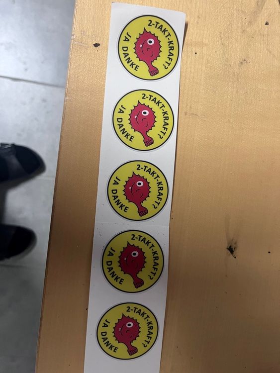 Mofa Sticker 2 Takt Kraft 5 Stück (Neu und originalverpackt) in ...