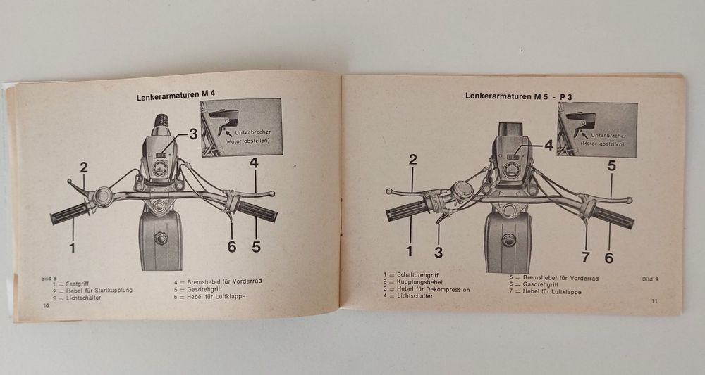 Betriebsanleitung Mofa Hercules Sachs Motor Service (Gebraucht) in ...
