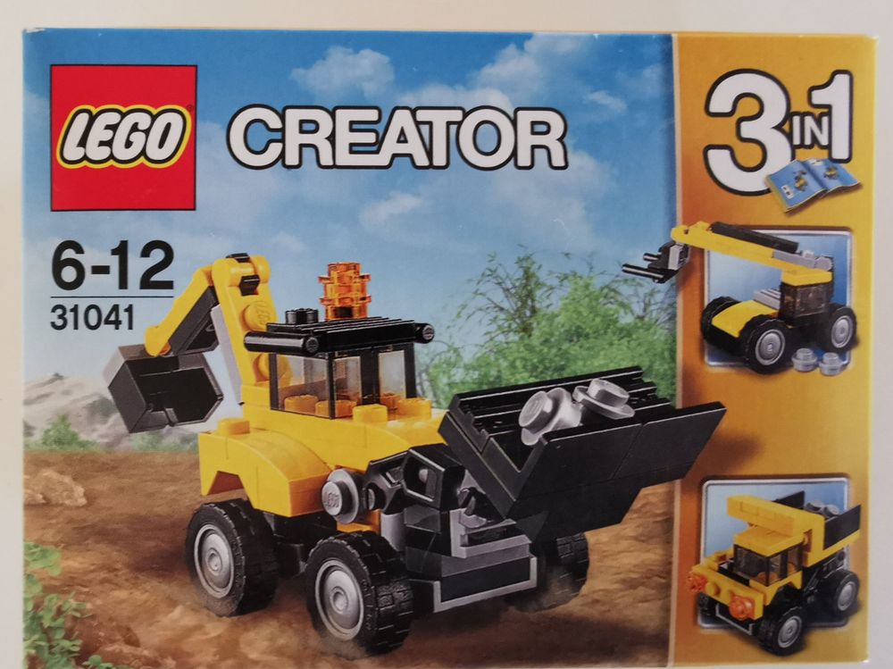 Lego Creator 31041 3in1 Baufahrzeuge neu und Originalverpack (Neu und ...