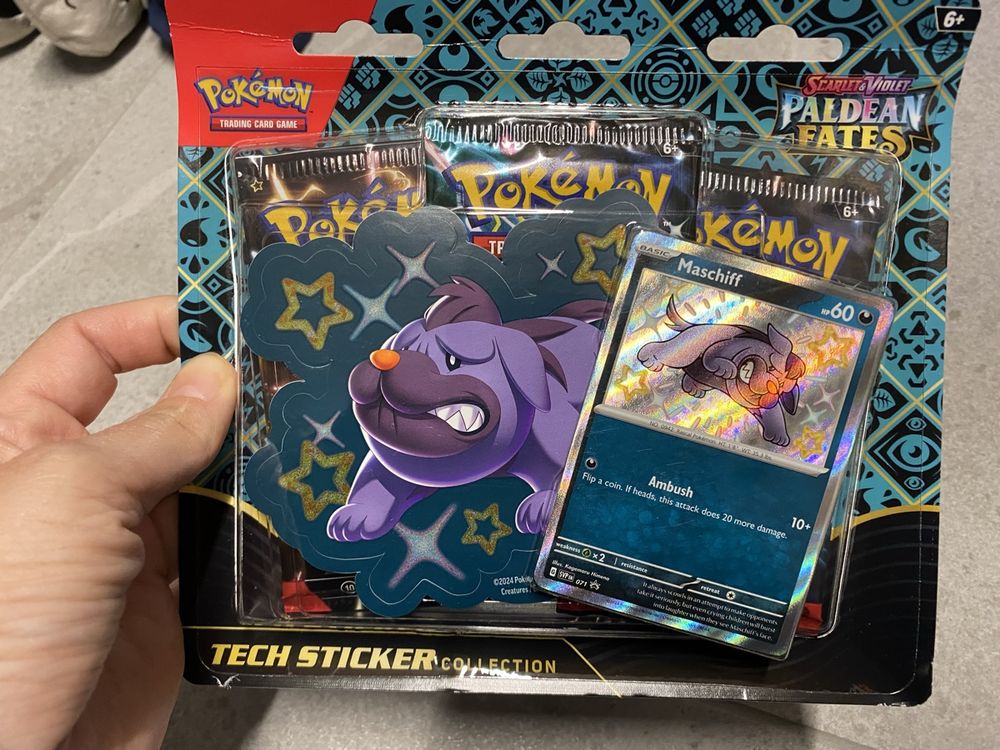 Pokemon SV04.5 Paldean Fates Tech Sticker neu | Kaufen auf Ricardo