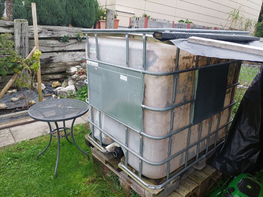IBC Wassertank 1000l Garten Regenwasser Tank (Gebraucht) in für CHF 2 ...