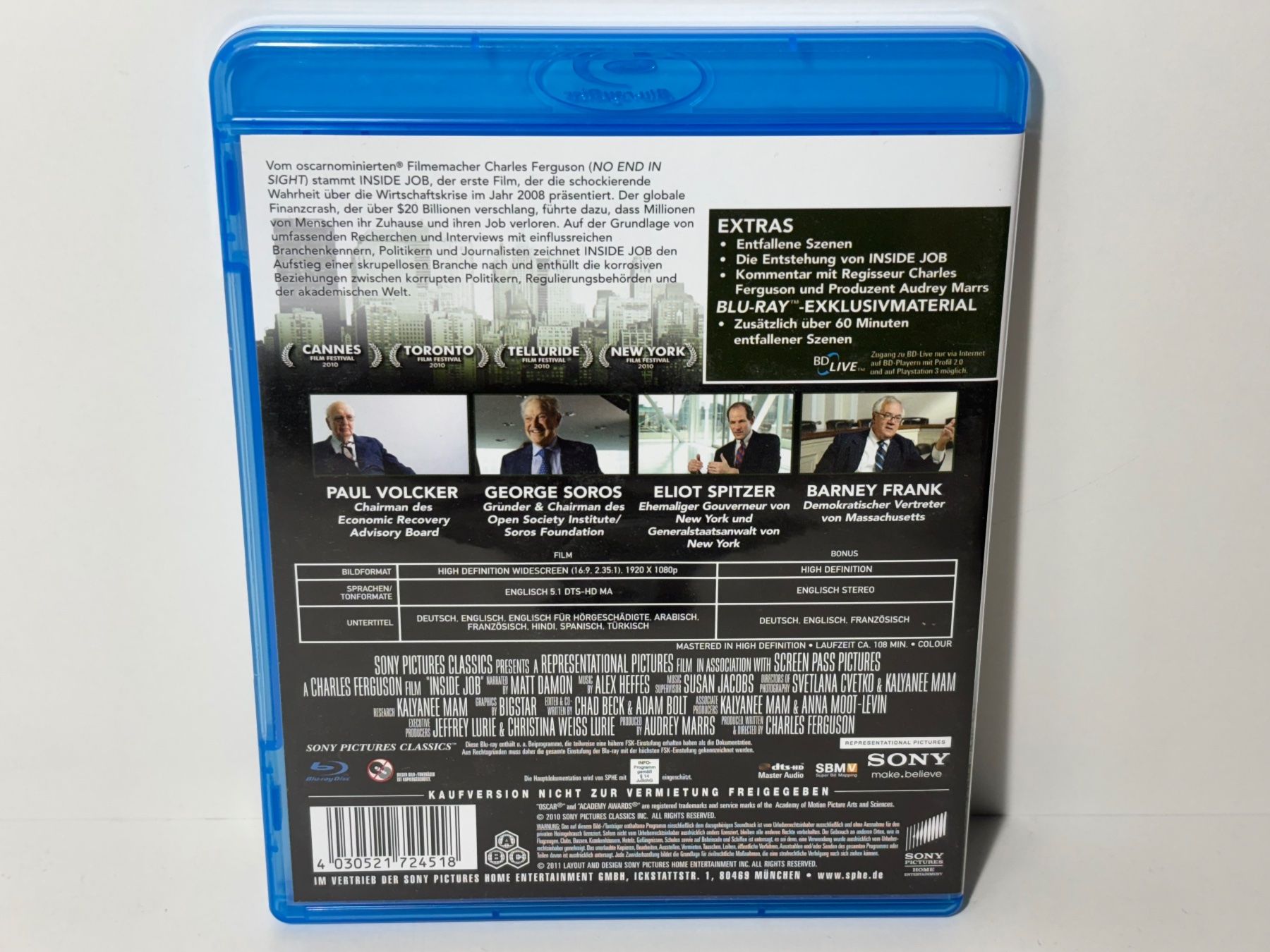 Inside Job Blu Ray (Gebraucht) in Wilderswil für CHF 2.9 – mit Lieferung auf Ricardo kaufen
