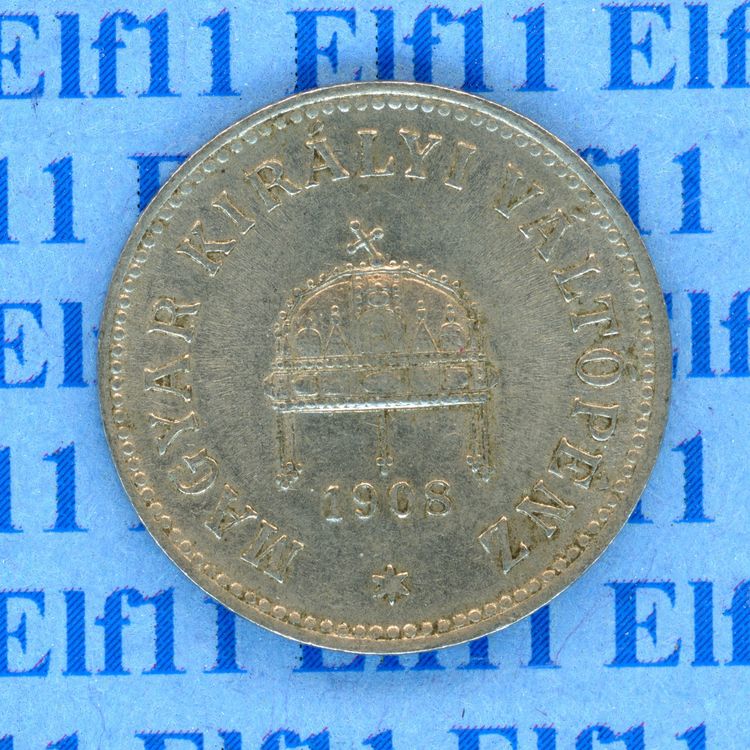 HUK___0.10 1908 vz 10 Fillér (Gebraucht) in Widnau für CHF 4 – mit ...