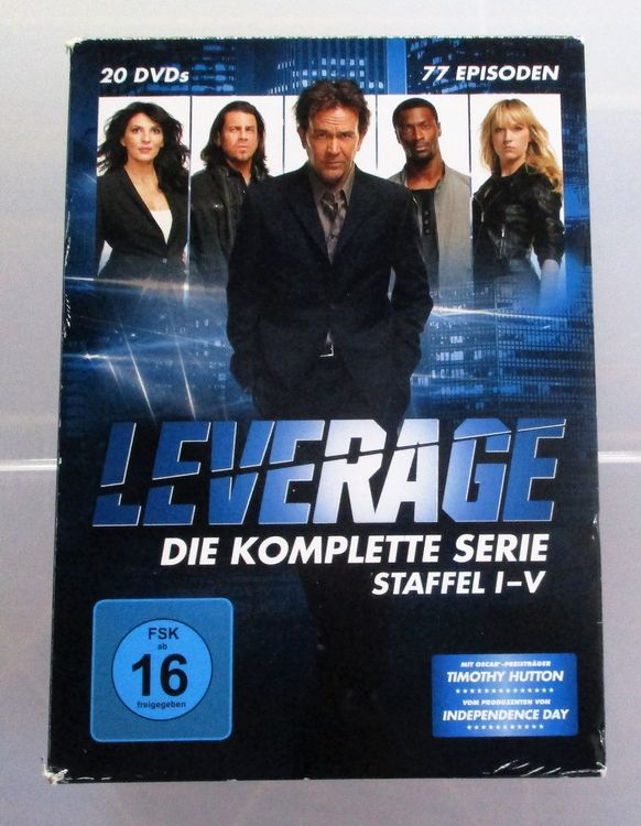 LEVERAGE - Komplette Serie Timothy Hutton 20-DVD Box | Kaufen auf Ricardo