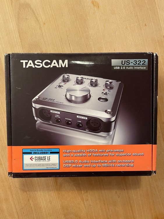 Tascam Audio Interface US-322 USB 2.0 (Gebraucht) in Köniz für CHF 19 – mit Lieferung auf ...
