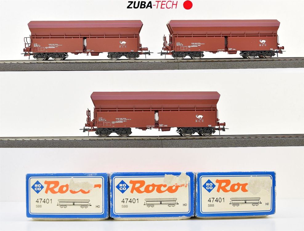 3x Roco 47401 Selbstentladewagen SBB H0 (Gebraucht) in St. Gallen für ...