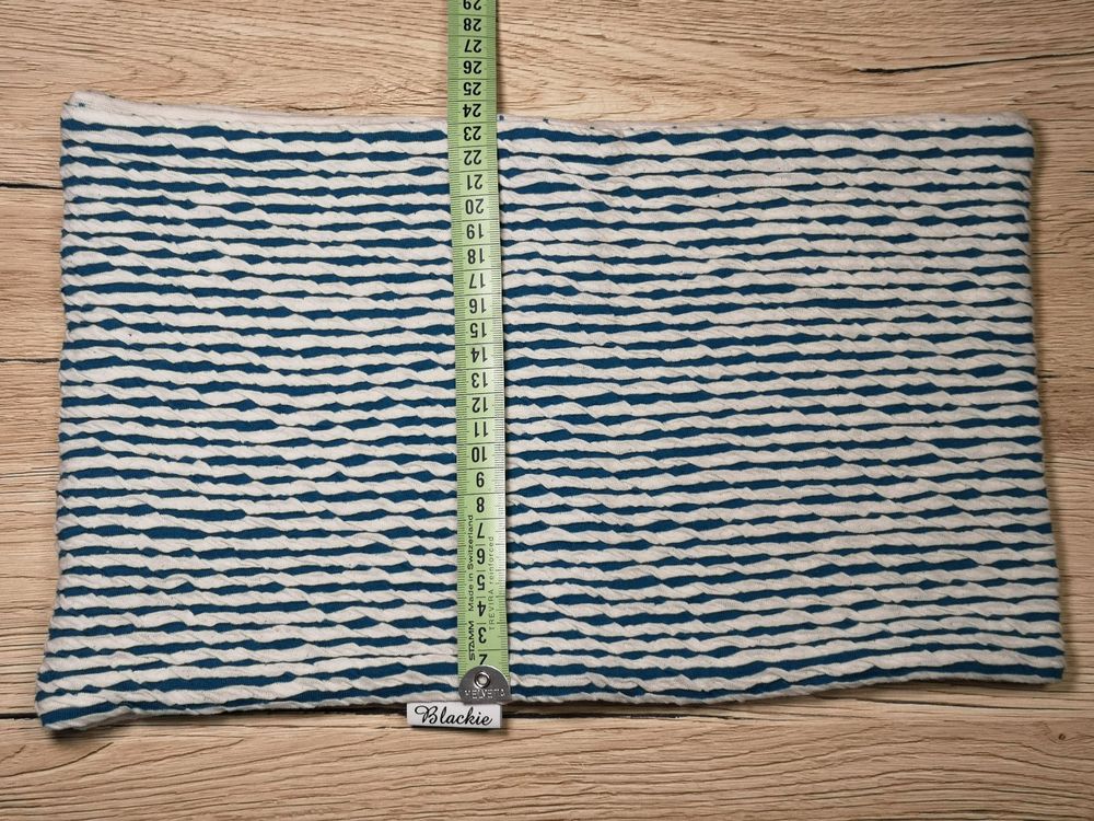 Wendbarer Musselin Loop, grün/weiss / unikat (Neu und originalverpackt ...