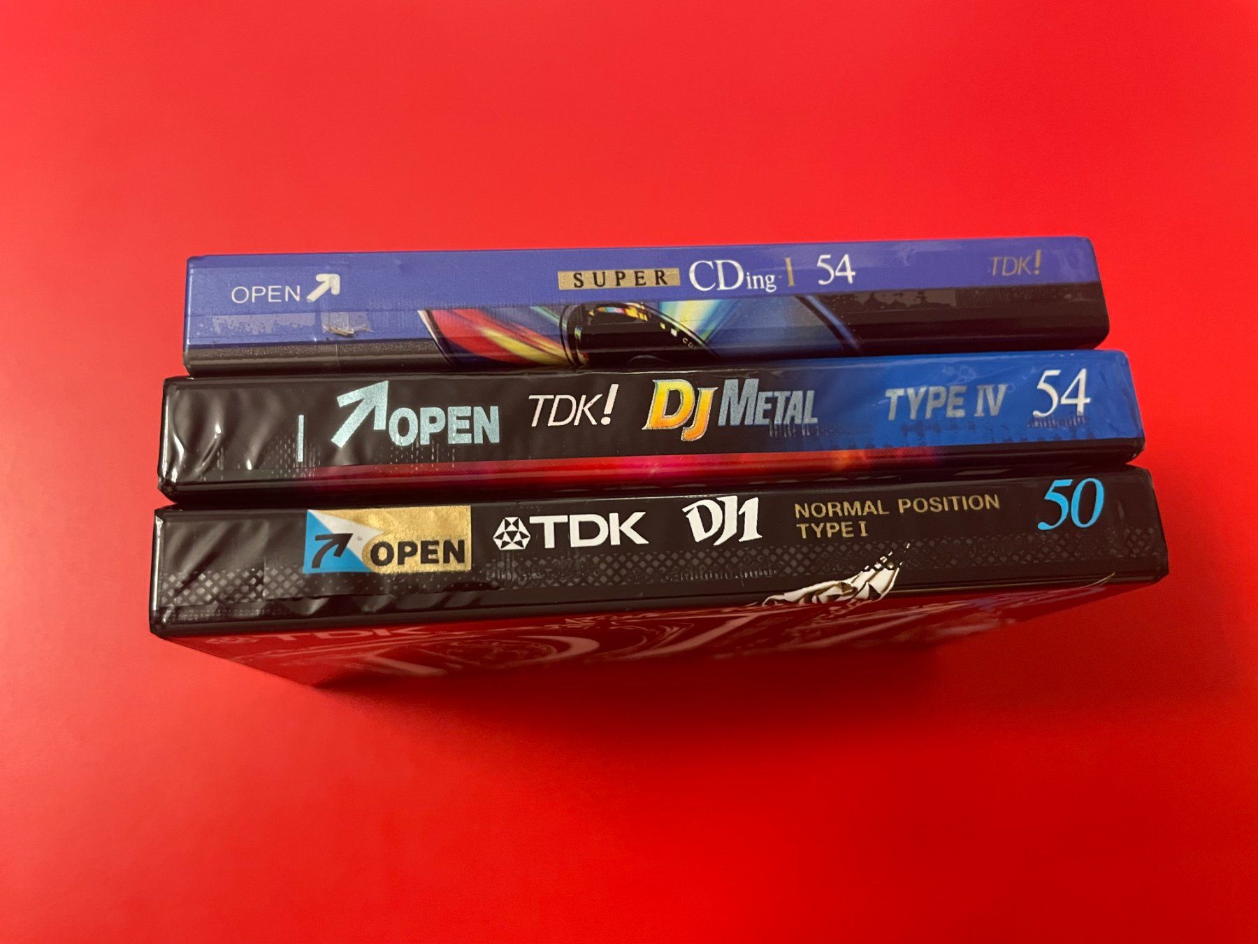 3 x TDK Kassetten Konvolut Type I und IV Originalzustand! (Neu und ...