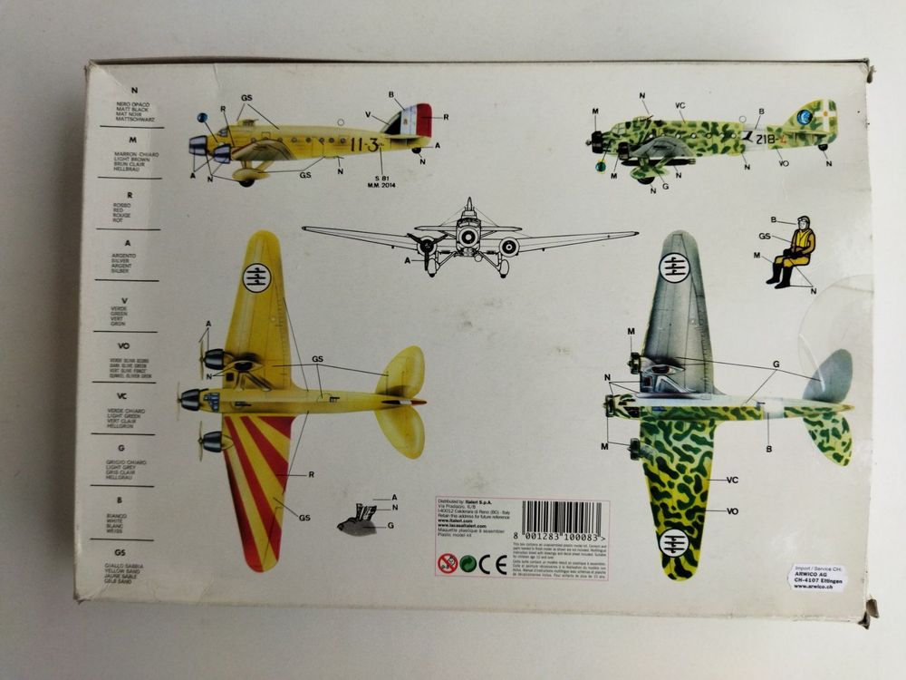 Savoia Marchetti S.M.81 "Pipistrello" von Supermodel 1/72 (Neu und originalverpackt) in La Chaux ...
