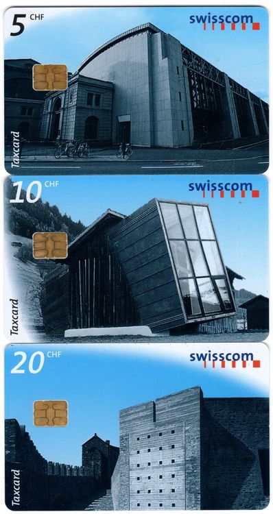 Bauwerke - seltene ungebrauchte Schweizer Chip-Taxcard Serie (Neu (gemäss Beschreibung)) in ...