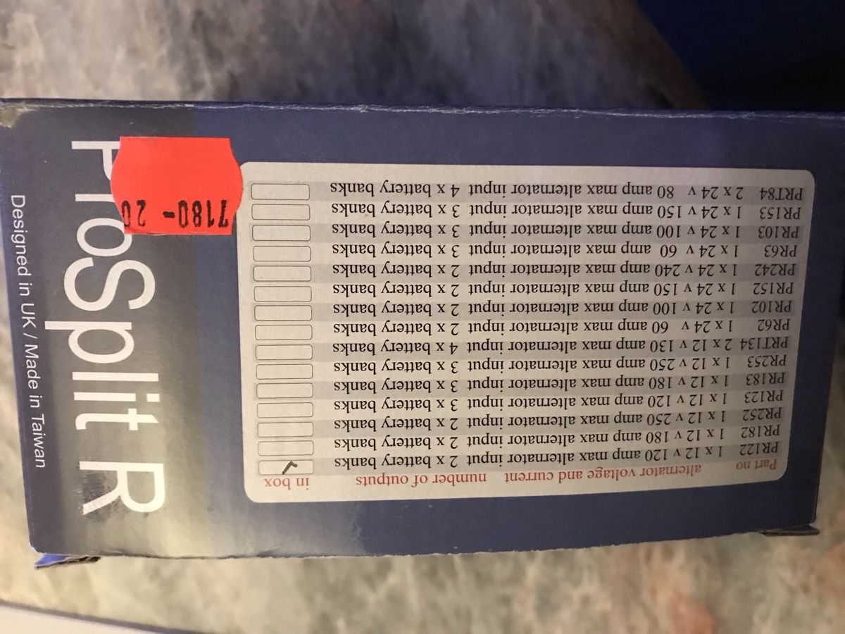 Neuer Sterling ProSplit R Batterielader-Verteiler 12V (Neu und ...