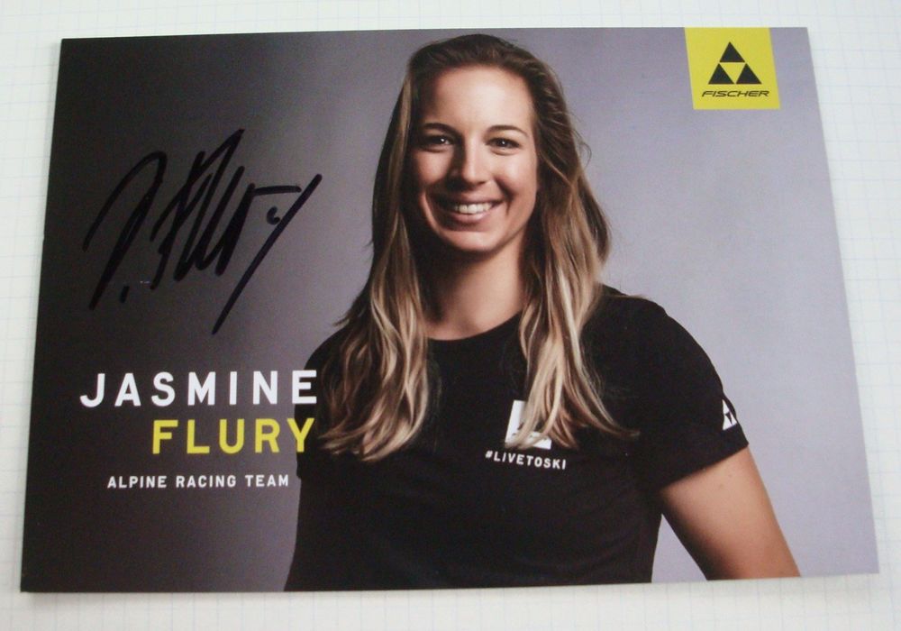 Jasmin Flury - AK - Autogramm - Swiss Ski - Schweiz | Kaufen auf Ricardo