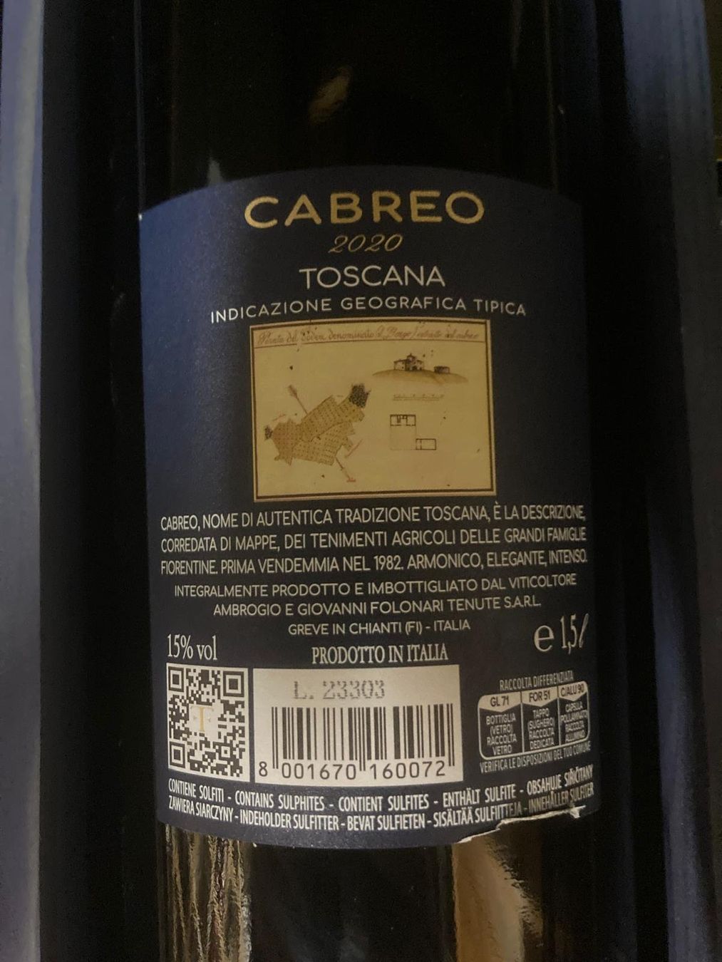 Rotwein Cabreo Toscana 1,5 Lt (Neu (gemäss Beschreibung)) in Kirchberg ...