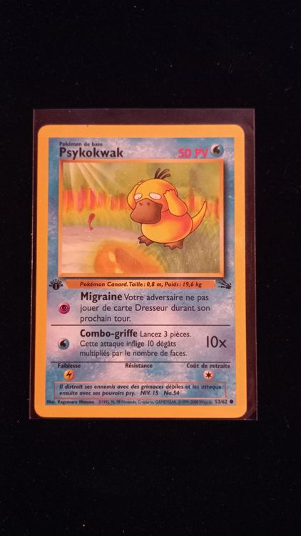Pokemon Psykokwak 53/62 1. édition FR | Kaufen auf Ricardo