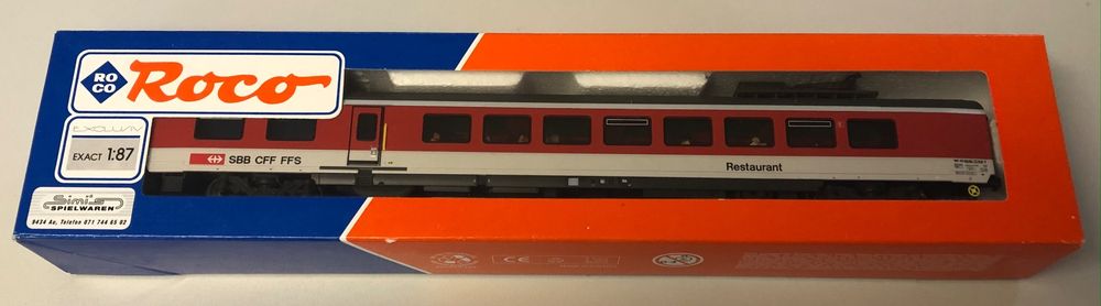 ROCO HO SBB EW IV Speisewagen mit Figuren OVP | Kaufen auf Ricardo