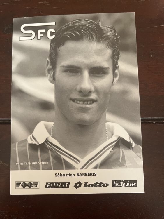 Servette FC Vintage Autogrammkarte Sébastien Barberis (Gebraucht) in ...