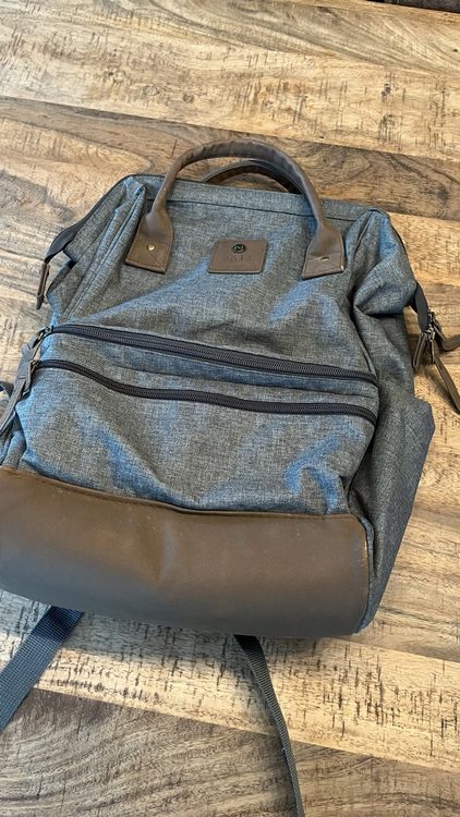 46Nord Rucksack Tagesrucksack mit Leder | Kaufen auf Ricardo
