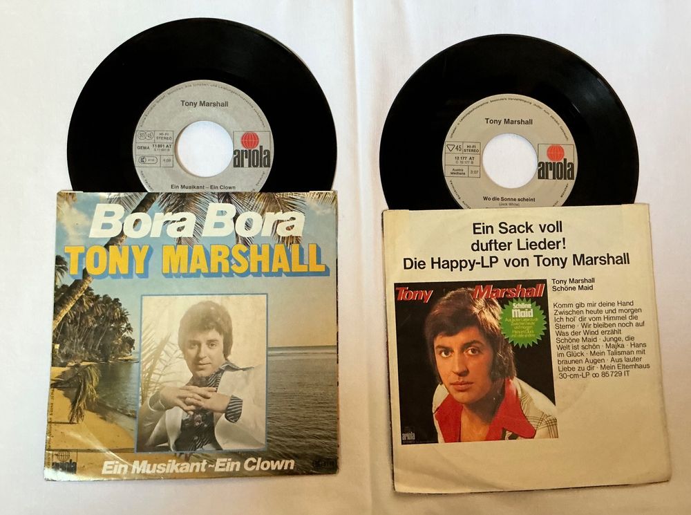 Schallplatte Vinyl Single 7“ /Tony Marshall - Bora Bora & .. (Gebraucht ...