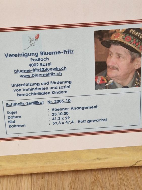 Blueme Fritz Gemälde | Acheter sur Ricardo