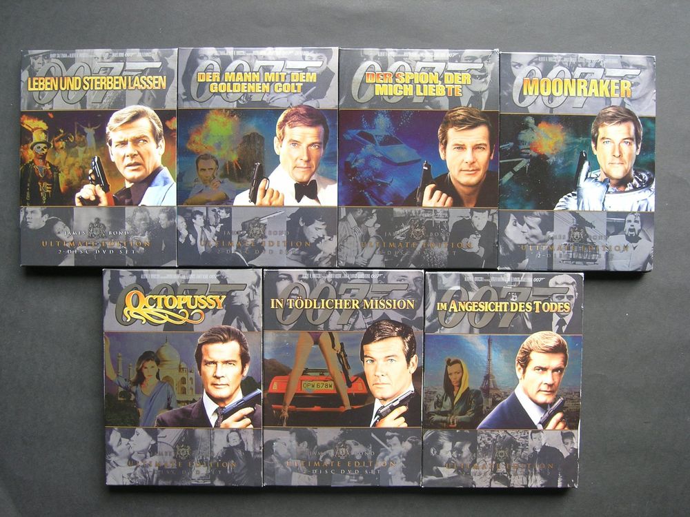 JAMES BOND 007 ROGER MOORE ULTIMATE 2 DVD EDITION (Gebraucht) in Zuzwil SG für CHF 31.5 – mit ...