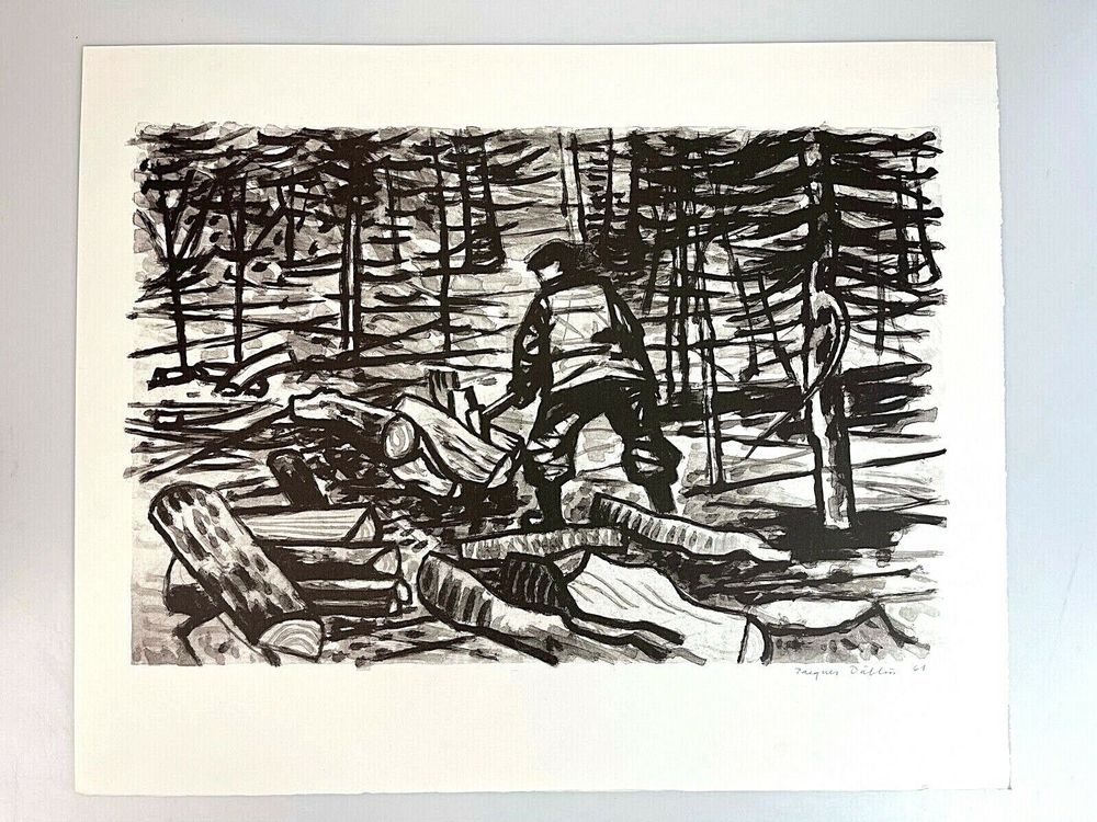 Jacques DÜBLIN Orig. Litho handsigniert 1961 | Kaufen auf Ricardo