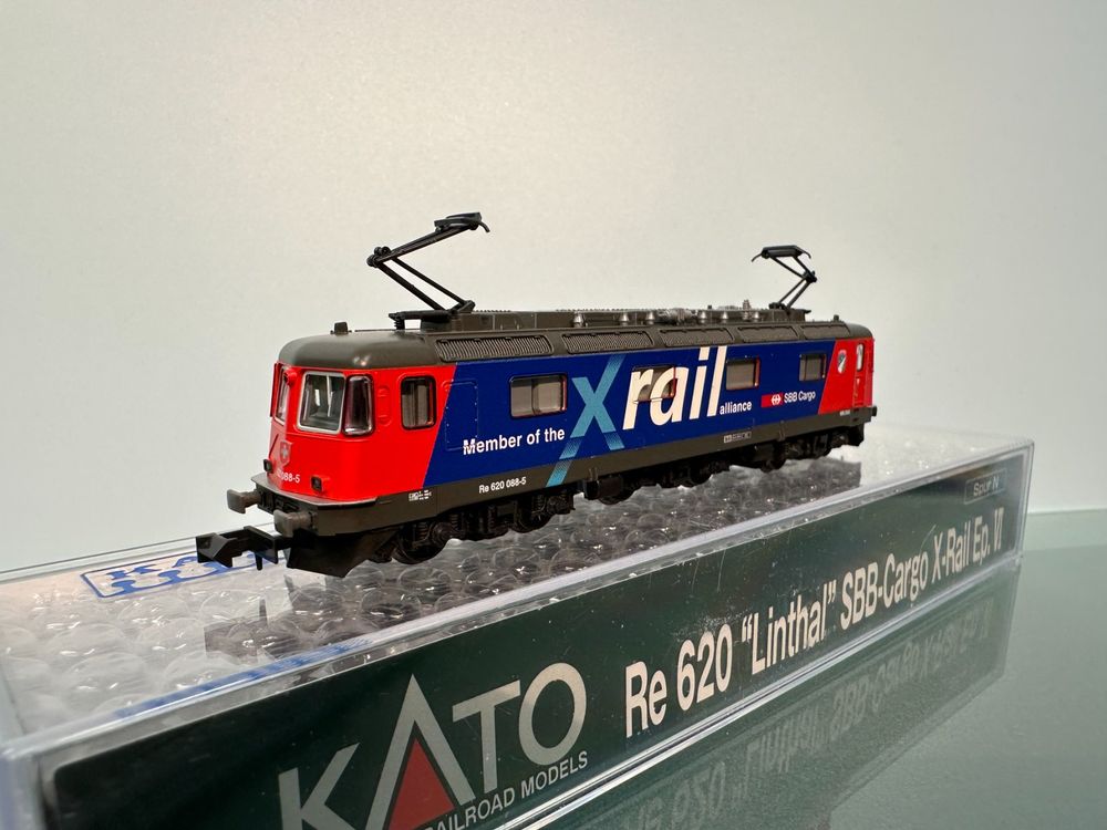 KATO 10176 SBB Re 620 Cargo X-Rail Linthal Analog Spur N (Neu und ...