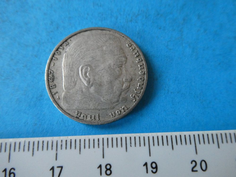 Dt. Reich 1938 A, 2 Reichsmark - Silber | Kaufen auf Ricardo