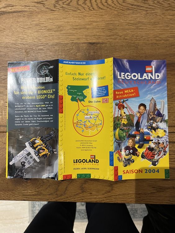 Sammlerstück: Legoland Deutschland 2004 Prospekt/Flyer (Neu (gemäss ...