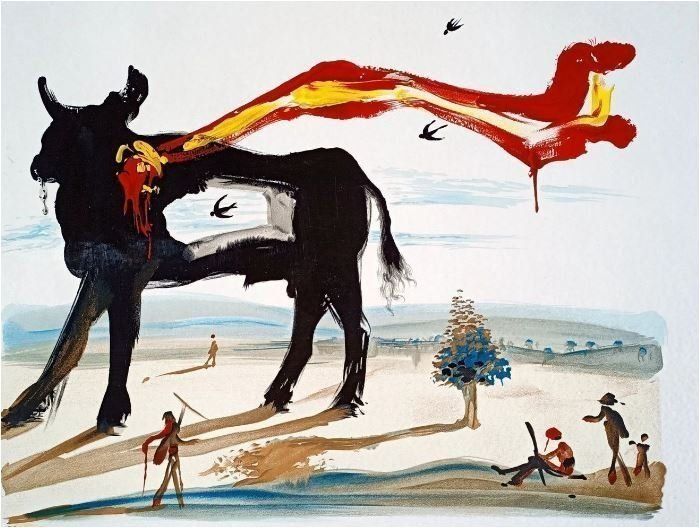 Salvador Dali "Primavera Española" **Top Zustand 70s** Neu (Gebraucht ...