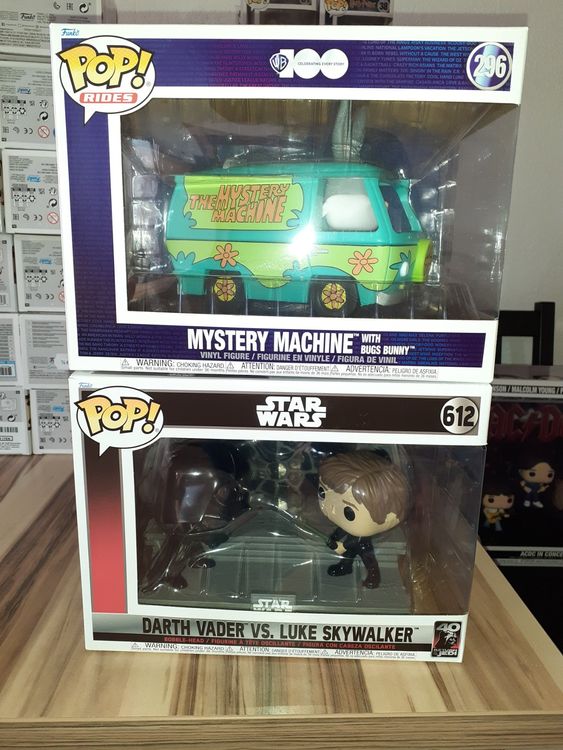 lot 2 funko pop jumbo "mystery machine" et "star wars" (Neu und ...