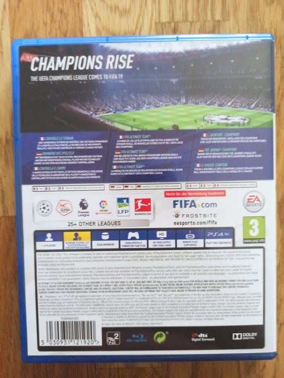📀🎮📀 FIFA 19 / PS4 / PS5📀🎮📀 (Gebraucht) in Oberweningen für CHF 3.95 – mit Lieferung auf Ricardo ...