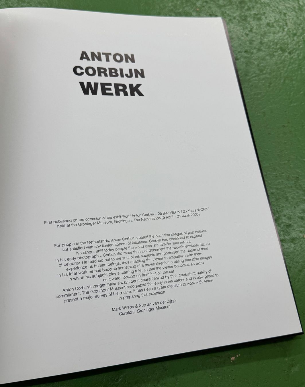 Anton Corbijn Werk (Patti Smith, Nick Cave, Willem Dafoe) (Gebraucht ...