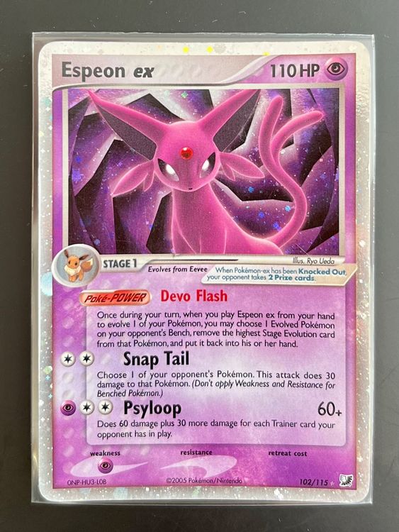 Espeon ex Ultra Rare Holo [Psiana] EX Unseen Forces ab 1.- | Kaufen auf ...