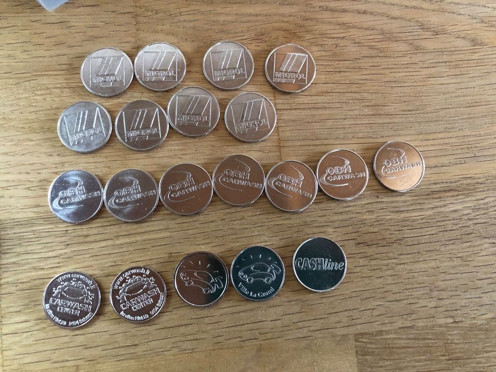 20 MIGROL und OBH Wasch Jetons (32) (Gebraucht) in Vilters für CHF 8 – mit Lieferung auf Ricardo ...