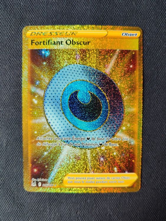 Carte Pokemon Fortifiant Obscur Origine Perdue Français FR (Gebraucht ...