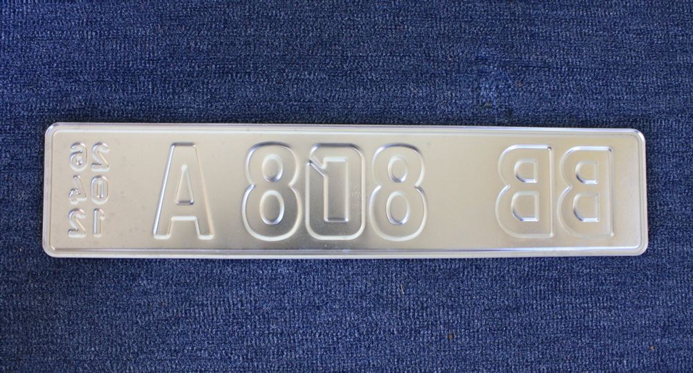 1Kontrollschild Autonummer Nummernschild Kennzeichen (Gebraucht) in ...