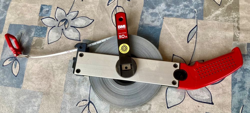 Messband 50 m vom alten Geometer, neuwertig (Gebraucht) in ...