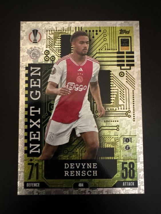 Topps Next Gen Devyne Rensch Fussball Karte (Neu (gemäss Beschreibung ...