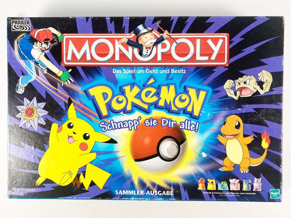 Monopoly Pokémon Sammleredition Brettspiel Nintendo Hasbro (Gebraucht ...