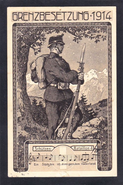 SCHÜTZEN BAT. 4 Grenzbesetzung 1914 (Gebraucht) in Wikon für CHF 13 – mit Lieferung auf Ricardo ...