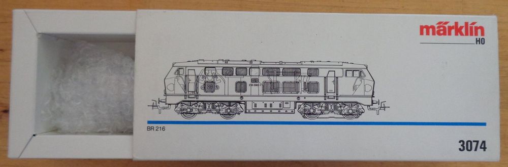 Märklin 3074, Diesellok 216 090-1 DB, H0, WS, analog | Kaufen auf Ricardo