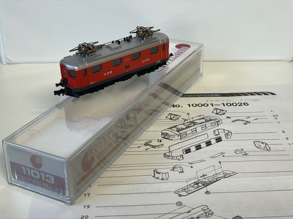 Kato/Hobbytrain 11013 Re 4/4 I Rot SBB (Neu (gemäss Beschreibung)) in ...