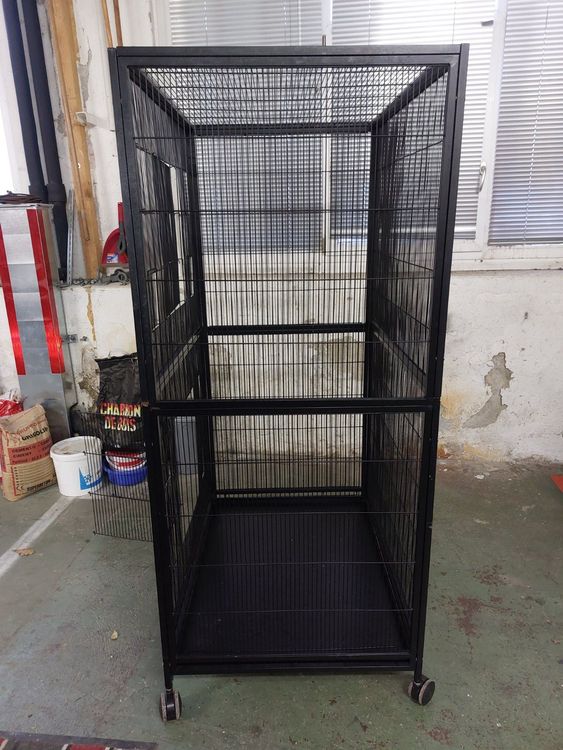 Volière, cage pour oiseaux, perruches, perroquets (Gebraucht) in ...