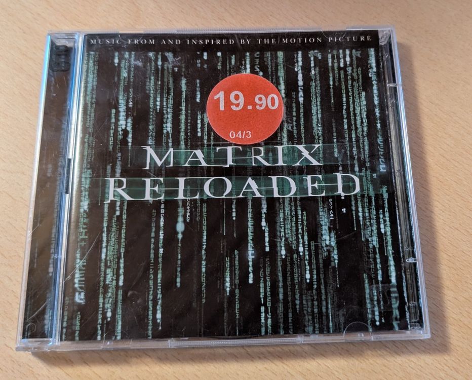 Matrix Reloaded Soundtrack (Gebraucht) in Olten für CHF 3 – mit ...