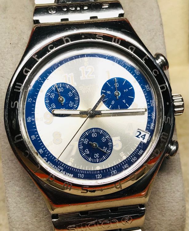 SWATCH IRONY Chronograph Herrenuhr ( Neupreis : 195 CHF ) (Gebraucht ...