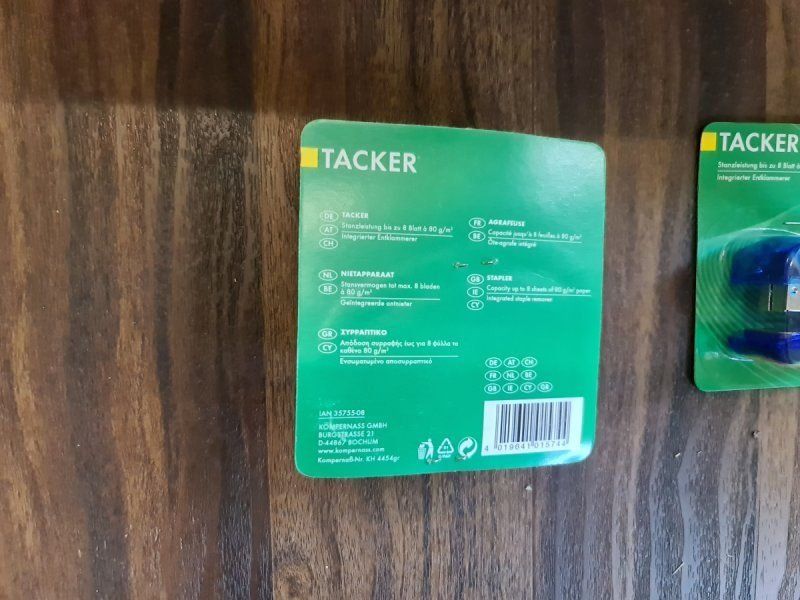 Posten Mini Tacker in 2 Farben ab 1.- (Neu und originalverpackt) in ...
