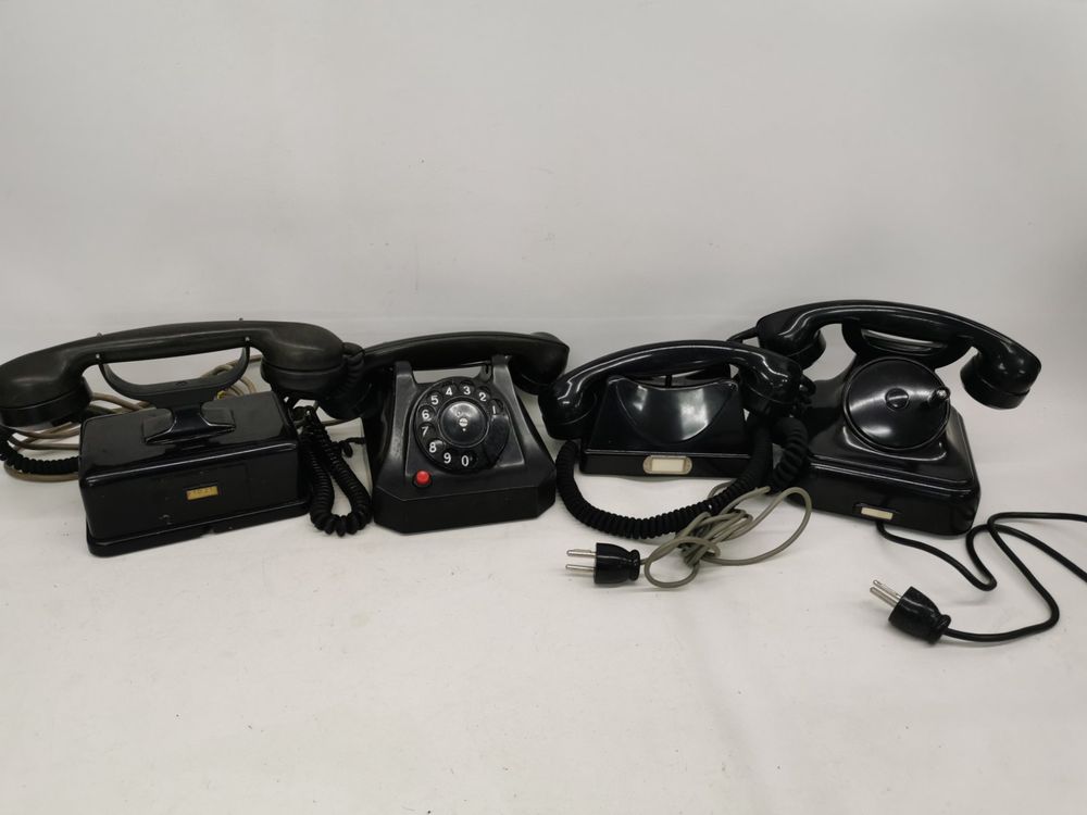 Sammlung 4 alte Telefone Apparat | Kaufen auf Ricardo