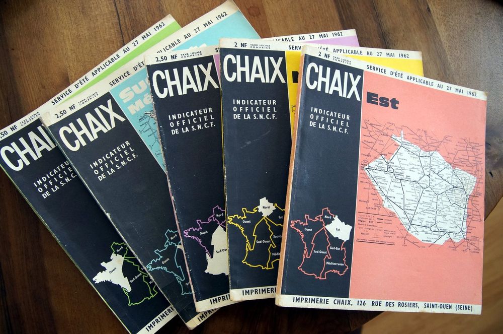 SNCF - Indicateur CHAIX - Été 1962 | Kaufen auf Ricardo